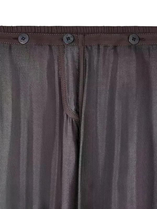 Giorgio Armani Button-detail Trousers