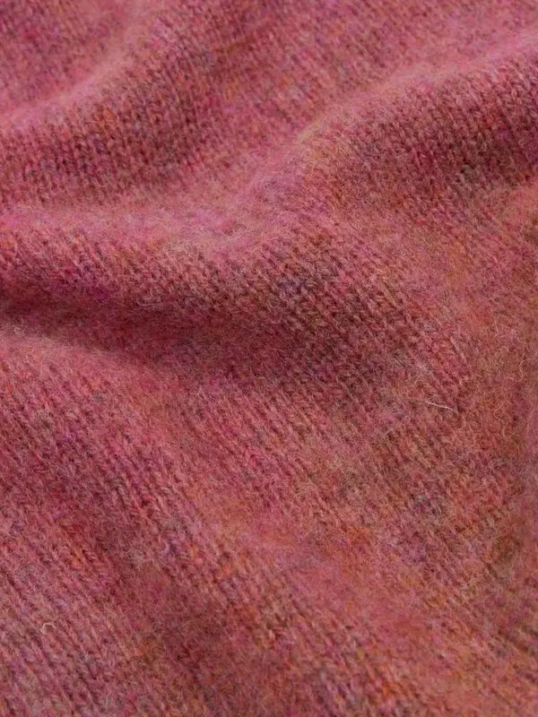 DRAKE'S Brushed Shetland Sweater - Pink