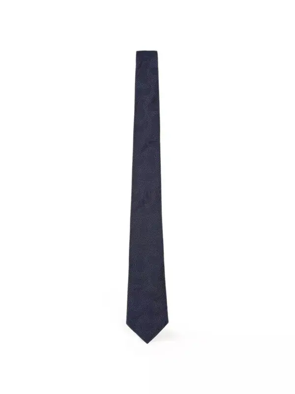 Giorgio Armani Paisley-jacquard Tie - Blue