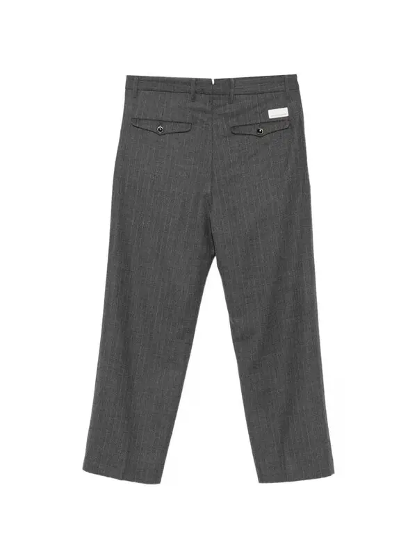 NINE:INTHE:MORNING Apollon Pinstripe-pattern Trousers