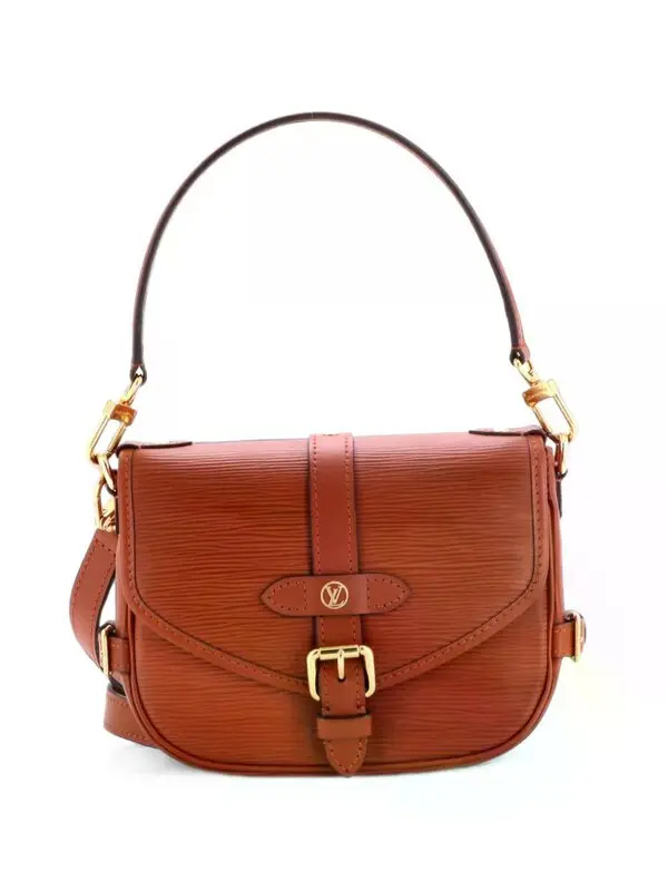 LOUIS VUITTON Saumur Handbag Epi Leather Bb Crossbody Bag - Brown