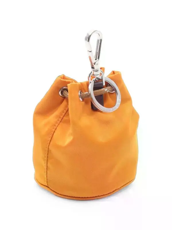 Prada 2010s Re-nylon Bag Charm - Orange