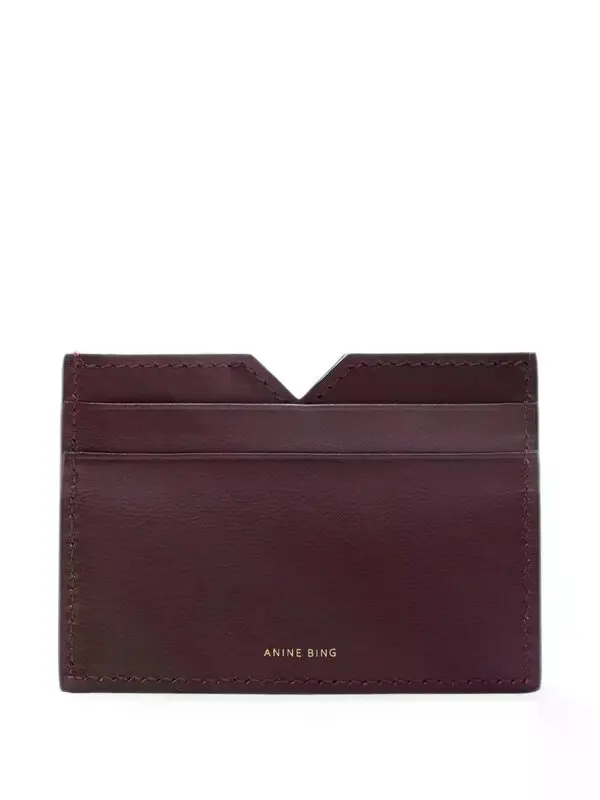ANINE BING Calli Card Holder - Red