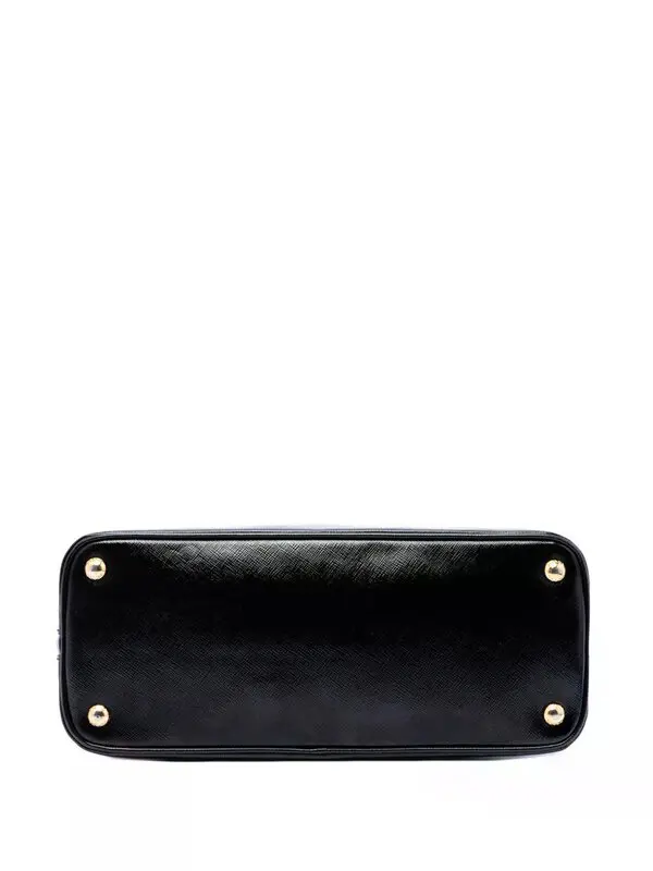 Prada 2010-2026 Medium Saffiano Vernice Promenade Satchel