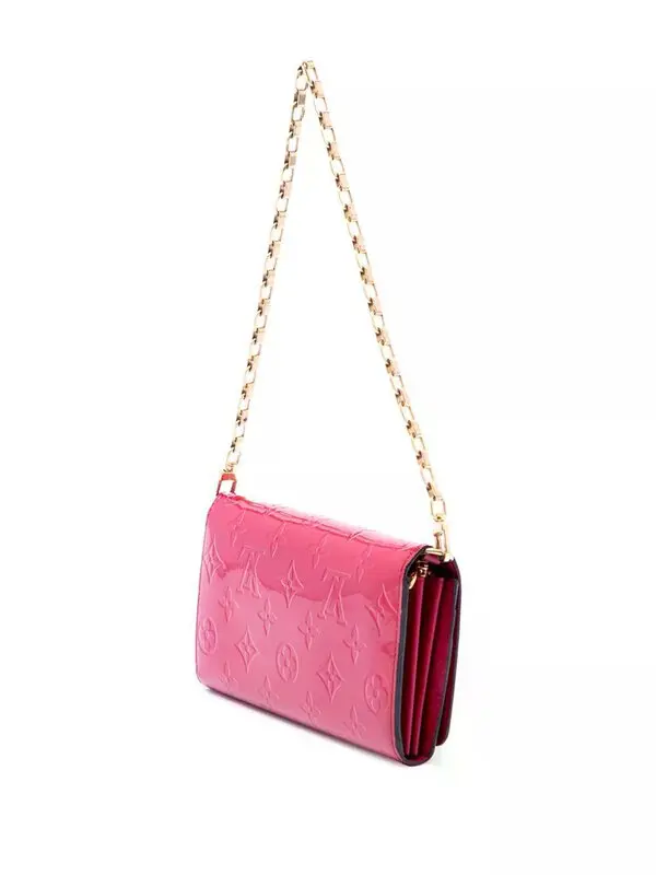 LOUIS VUITTON 2014 Monogram Vernis Chain Wallet Shoulder Bag