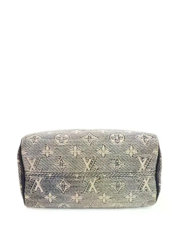 LOUIS VUITTON Speedy Bandouliere 20 Monogram Shoulder Bag - Blue