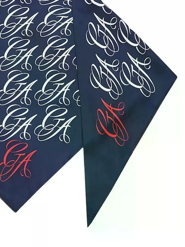 Giorgio Armani Logo-print Silk Scarf