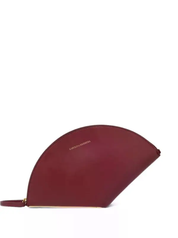 Carolina Herrera Consuelo Leather Clutch