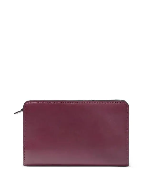 LANCEL Origami Bifold Wallet - Red