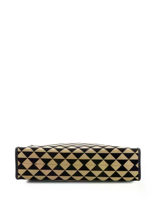 Prada Symbole Shopper Jacquard Large Tote Bag