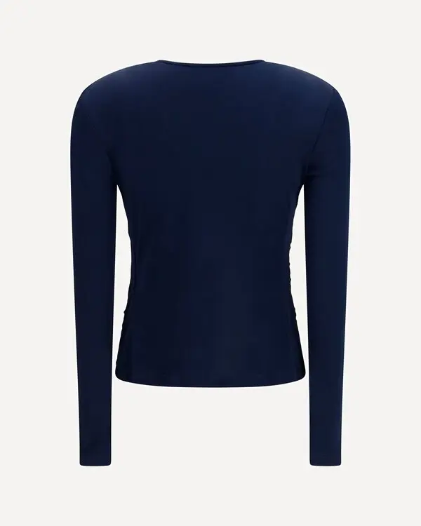 Giorgio Armani V-neck Viscose Jersey Top