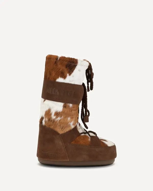 Moon Boot Icon Archive 1985 Pony Hair Boots - Brown