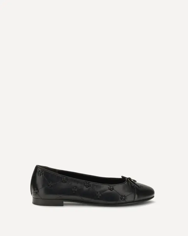 Tory Burch Bunny Knot Pointed Ballerinas