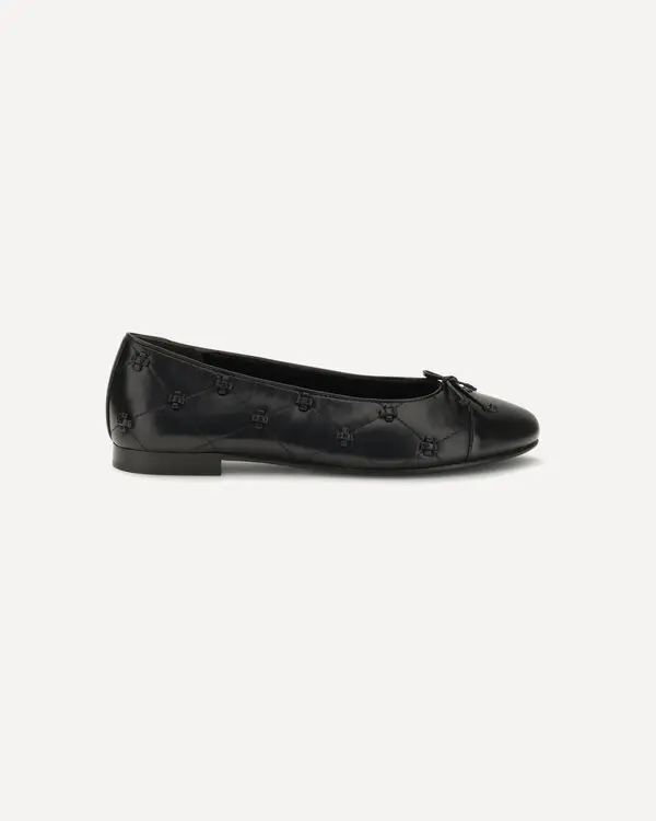 Tory Burch Bunny Knot Pointed Ballerinas