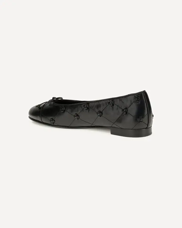 Tory Burch Bunny Knot Pointed Ballerinas