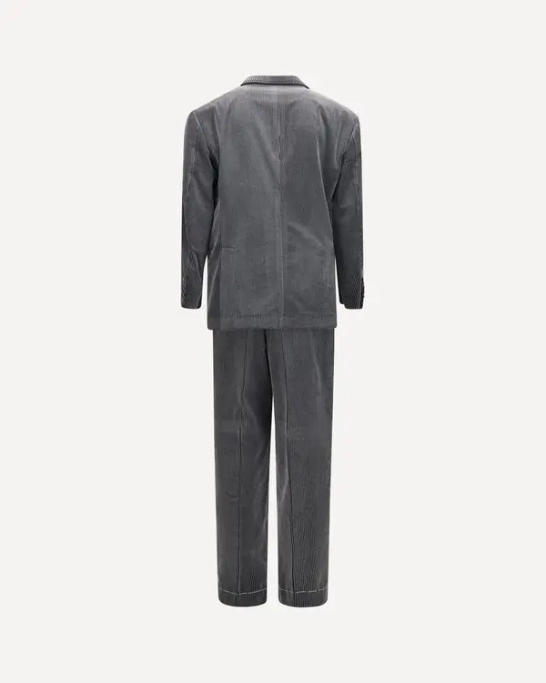 Brunello Cucinelli Ribbed Double-breasted Suit