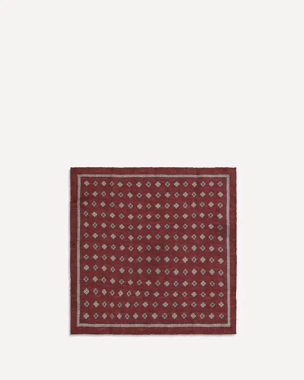 Brunello Cucinelli Jacquard Silk Pocket Square - Multicolour