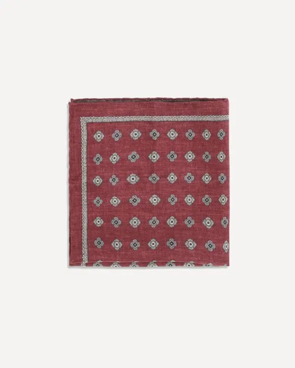Brunello Cucinelli Jacquard Silk Pocket Square - Multicolour