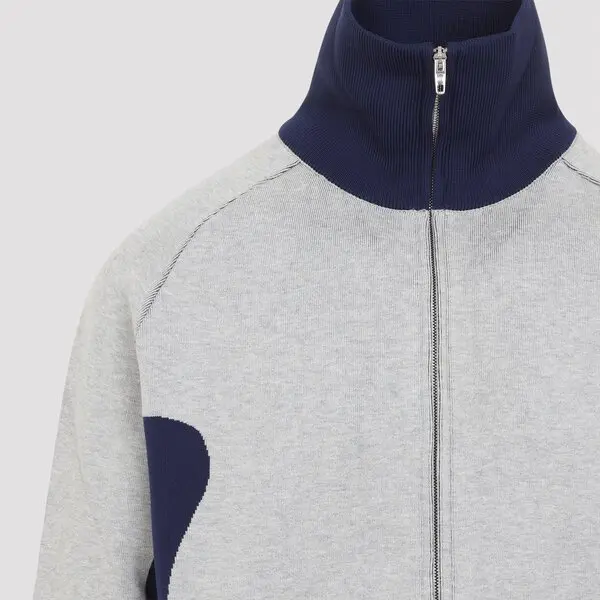 Balenciaga Knitted Zip Up Cardigan
