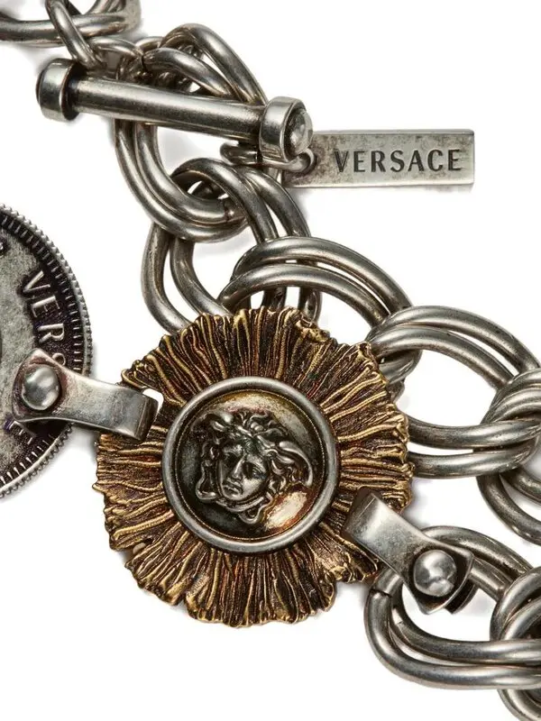 Versace Icon Coins Bracelet - Metallic