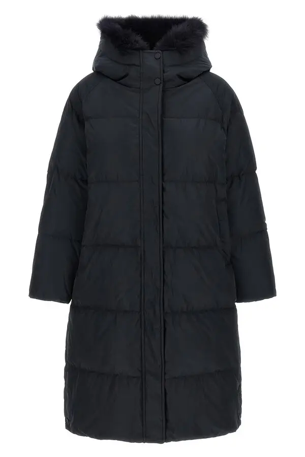YVES SALOMON Fox Fur Finishing Down Jacket