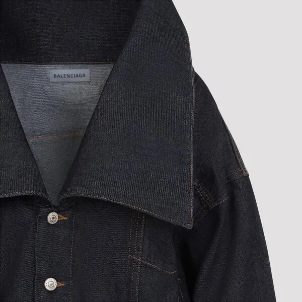 Balenciaga Standing Collar Boxy Jacket