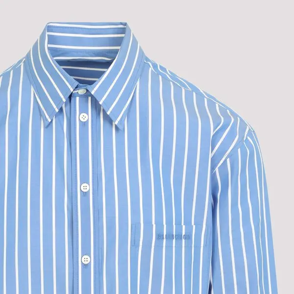 Balenciaga Regular Fit Shirt - Blue