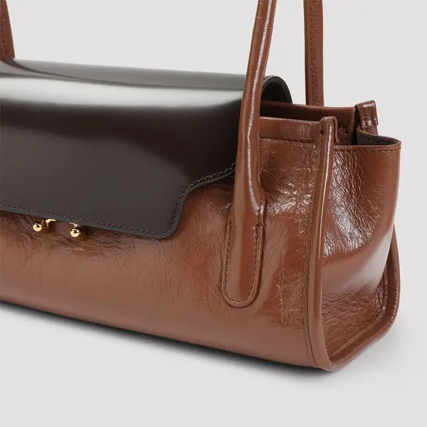 Marni Trunkette Shoulder - Brown