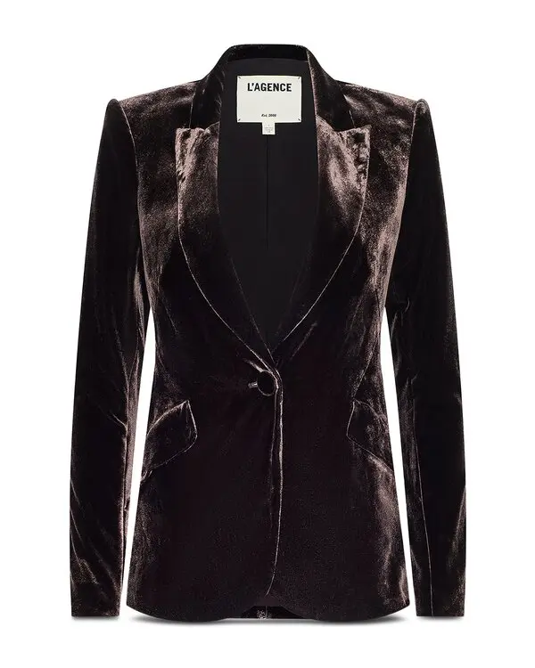 L'Agence Chamberlain Velvet Blazer