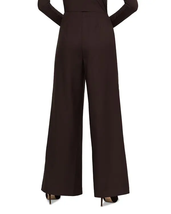 L'Agence Nova Pleated Wide Leg Pants