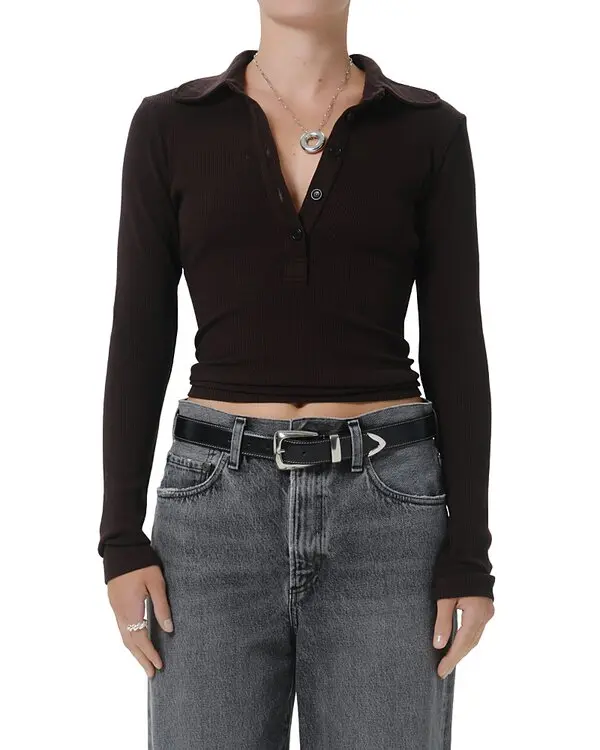 Citizens Of Humanity Brea 60's Polo Top