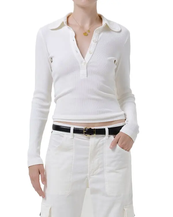 Citizens Of Humanity Brea 60's Polo Top - Pashmina