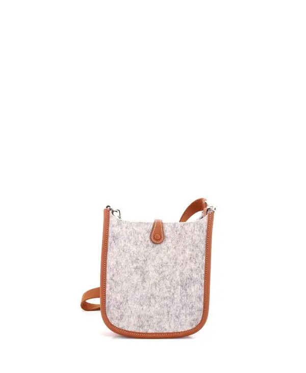 Hermès Evelyne Iii Felt Crossbody Bag
