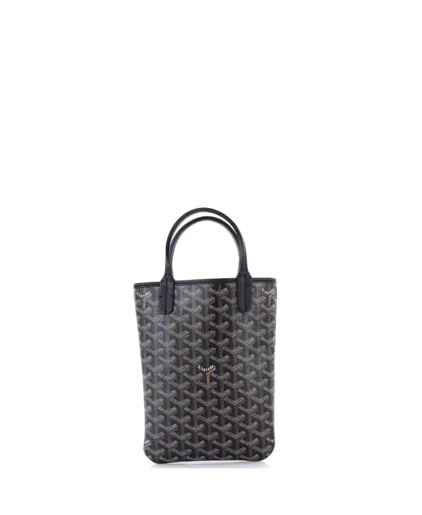 Goyard Poitiers Tote Coated Canvas - Black
