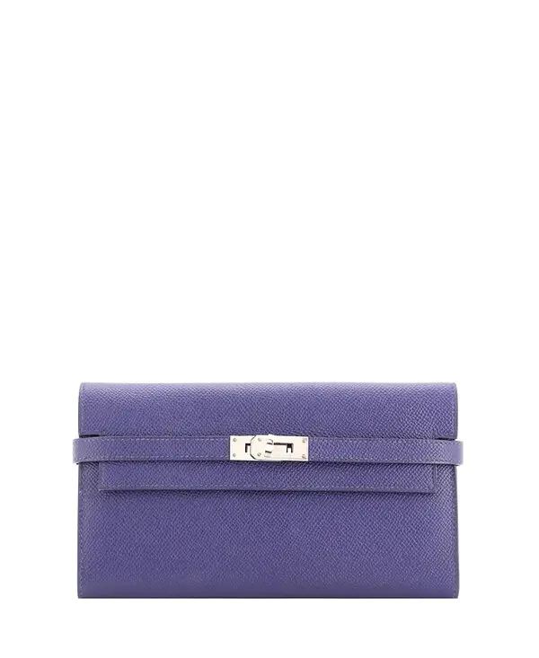 Hermès Long Kelly Verso Epsom Leather Wallet