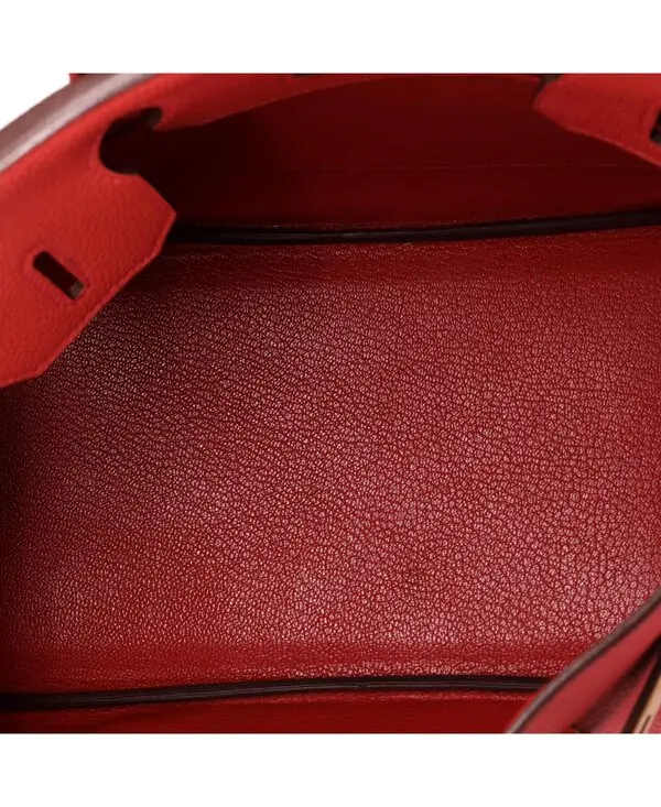 Hermès Birkin 30 Togo Leather Satchel With Gold Hardware - Geranium