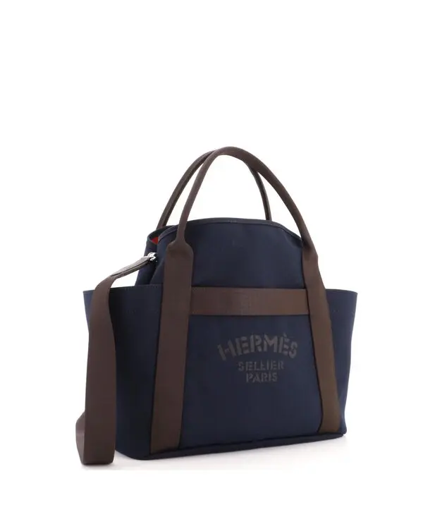 Hermès Sac De Pansage Groom Canvas Tote