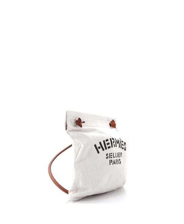 Hermès Mm Aline Bag Toile - Neutral