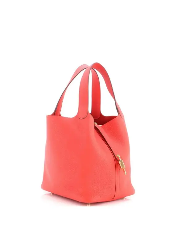 Hermès Picotin Lock Leather Bucket Bag