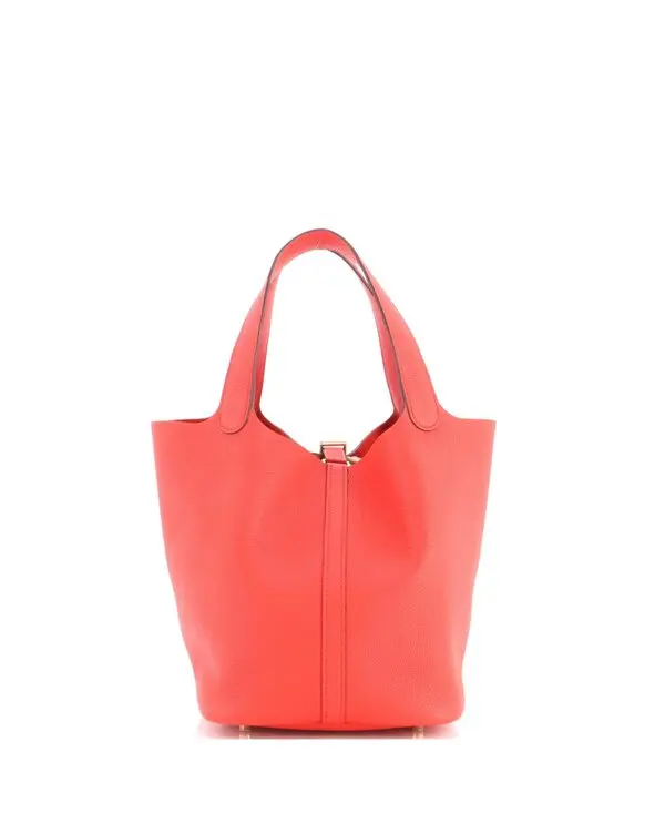 Hermès Picotin Lock Leather Bucket Bag