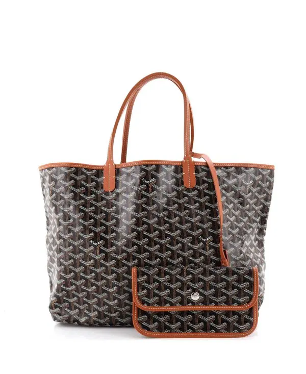 Goyard Pm Saint Louis Tote Coated Canvas - Brown