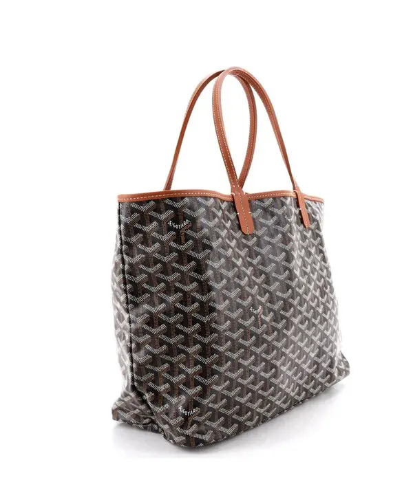 Goyard Pm Saint Louis Tote Coated Canvas - Brown