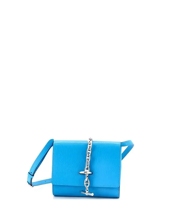 Hermès Chaine D'ancre To Go Leather Wallet - Blue