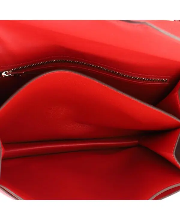 Hermès 20 02 Evercolor Leather Shoulder Bag