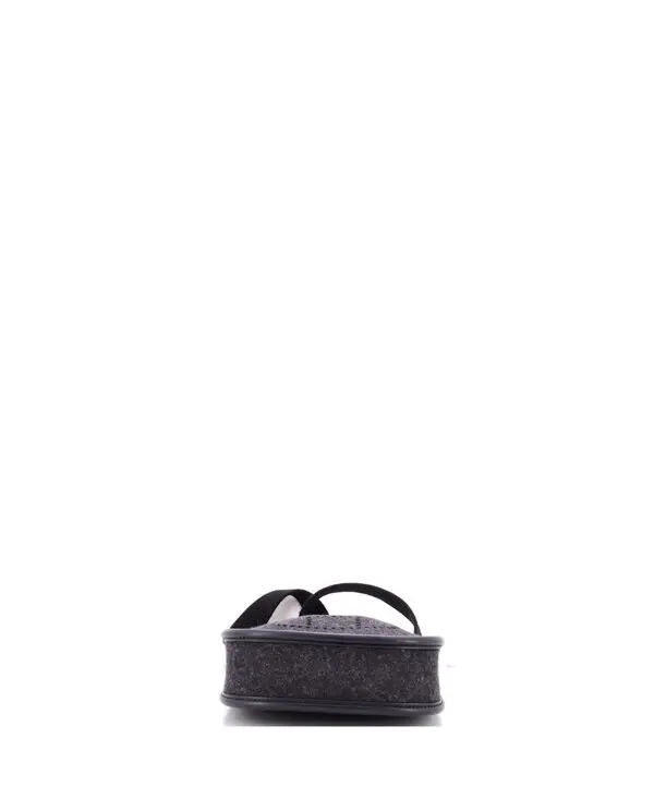 Hermès Tpm Evelyne Gen Iii Felt & Leather Trim Crossbody - Gray