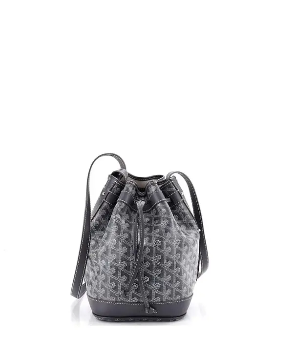 Goyard Pm Petit Flot Bucket Bag Coated Canvas