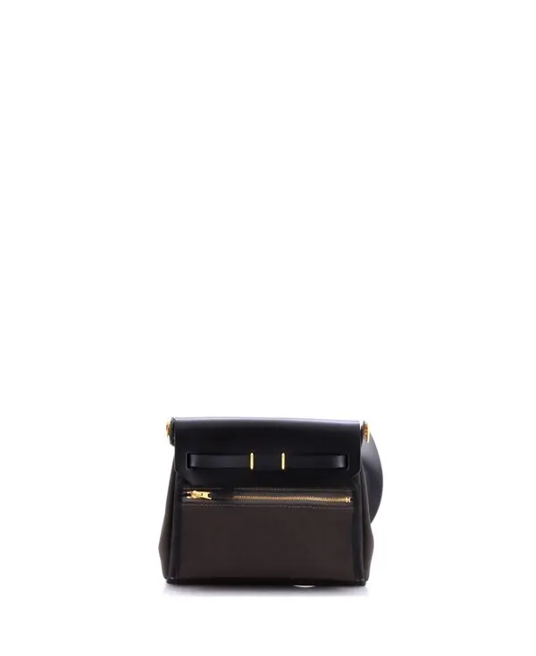 Hermès Herbag Zip Canvas & Leather Crossbody