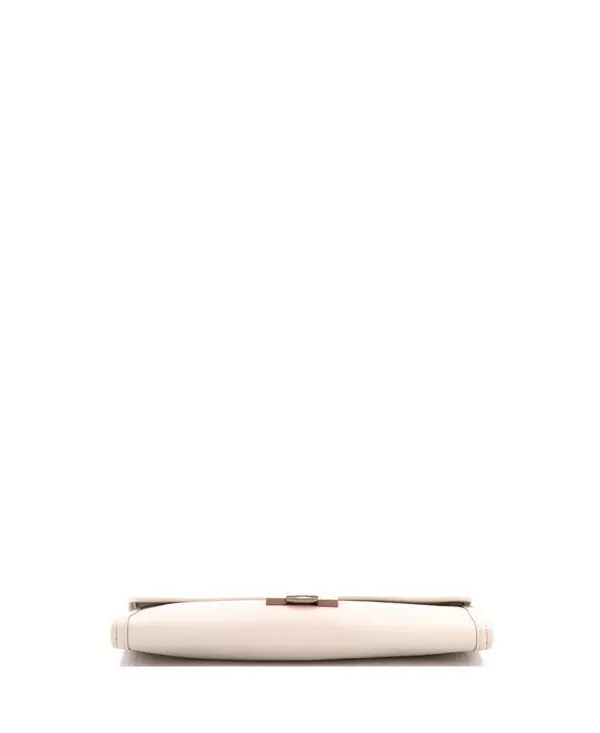 Hermès Jige Elan Evercolor Leather Clutch - Neutral