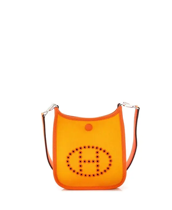 Hermès Neo Evelyne Canvas & Leather Crossbody