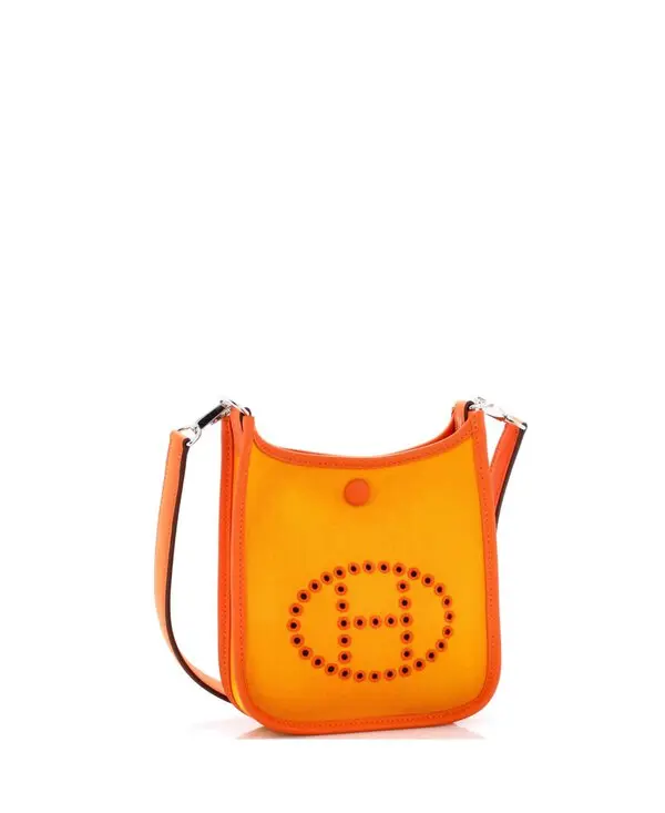 Hermès Neo Evelyne Canvas & Leather Crossbody